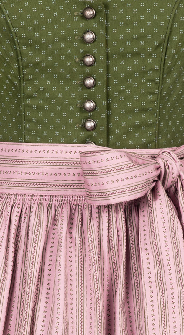 Dirndl midi Rita in Oliv von Nübler