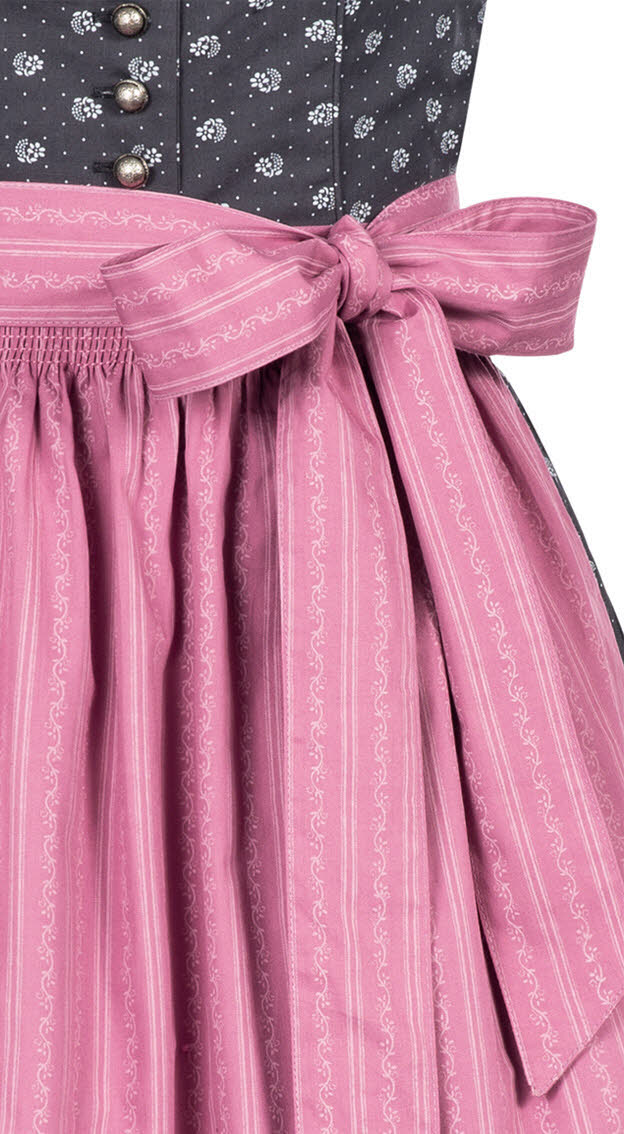 Dirndl midi Rita in Grau von Nübler